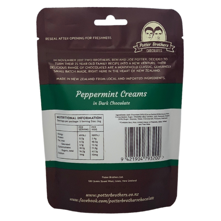 Dark Peppermint Creams (After Dinner Mints) – Potter Brothers